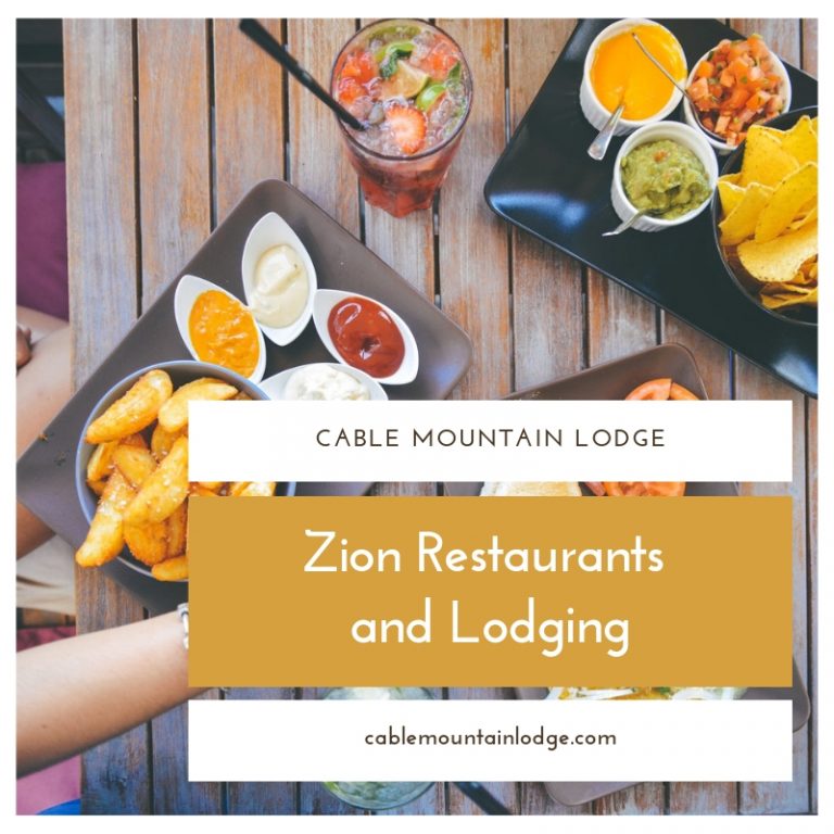 Zion Restaurants and Lodging | Cable Mountain Lodge